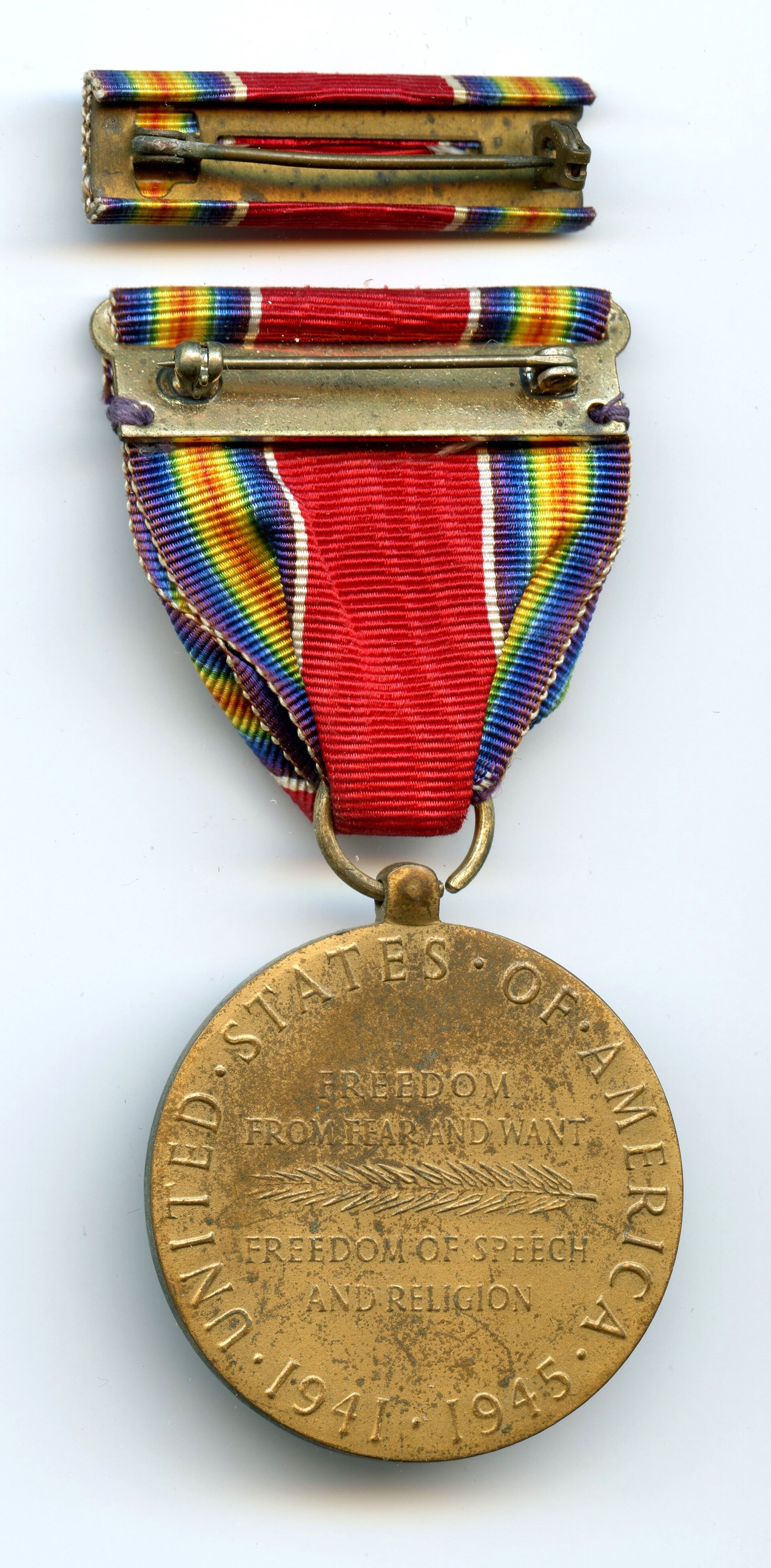 WW2 Victory Medal & Ribbon Bar | Chasing Militaria