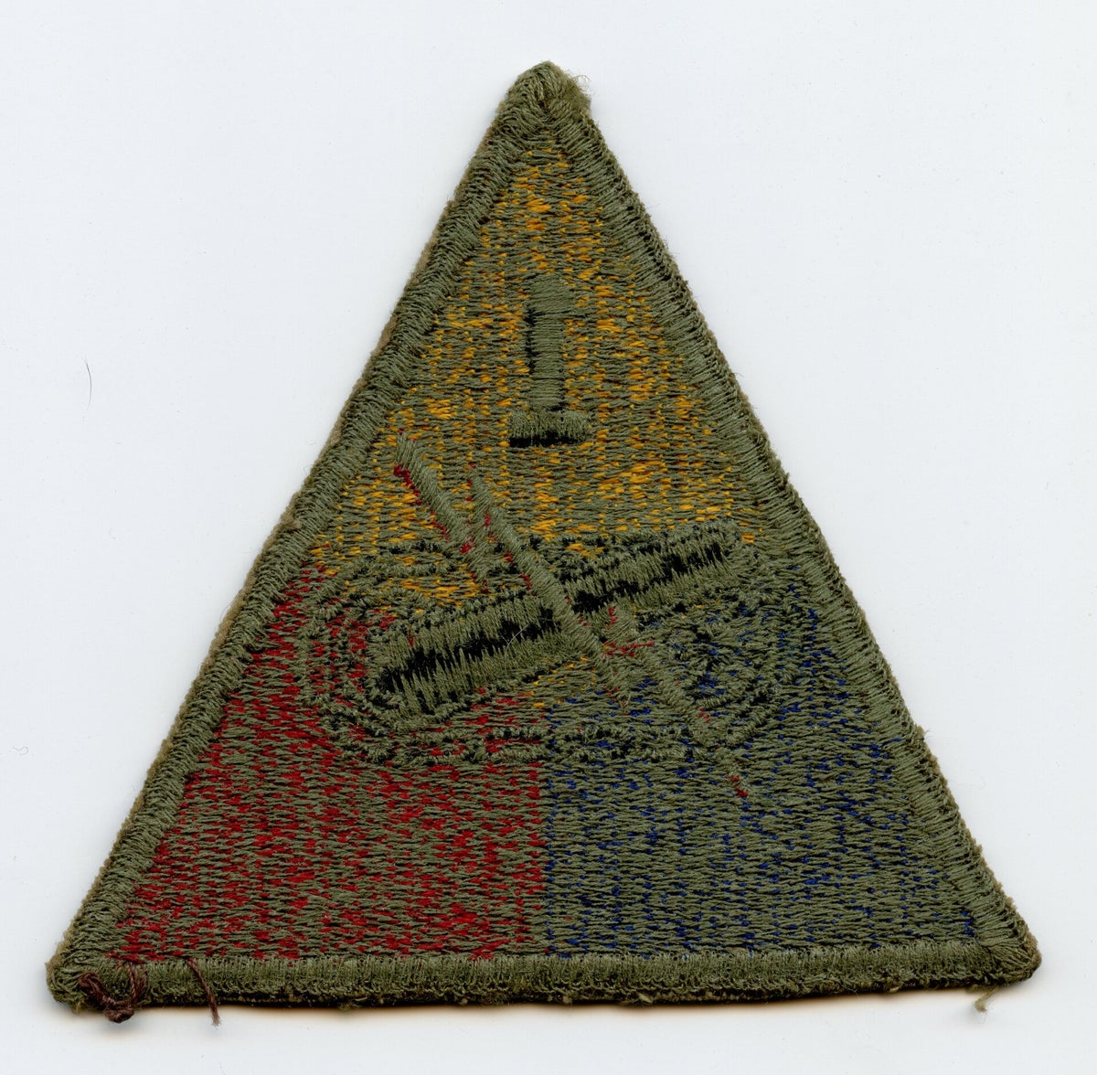 WW2 1st Armored Division Patch (Greenback) | Chasing Militaria