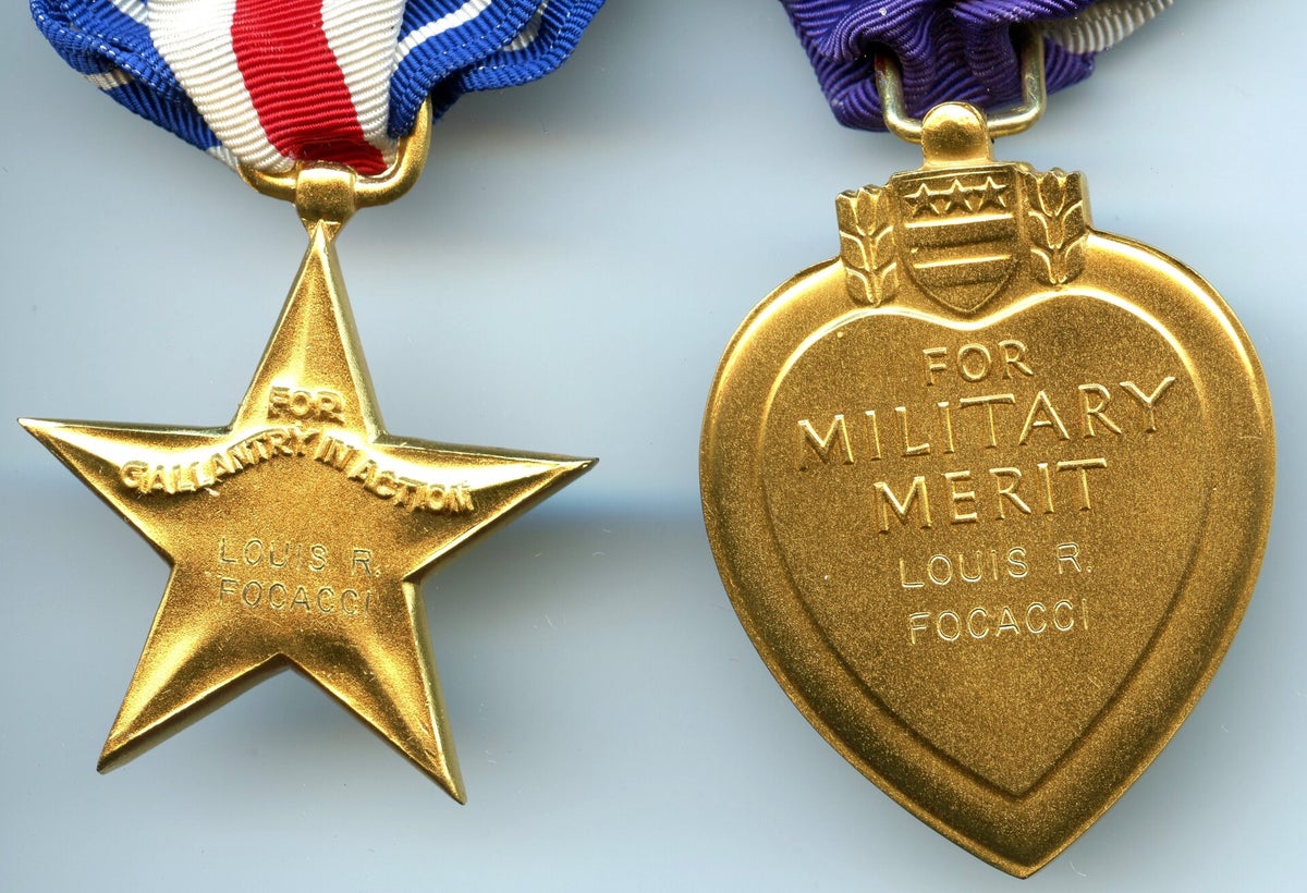 WW2 Named Purple Heart & Silver Star Medal Set, 6th Armored Division (ETO) | Chasing Militaria