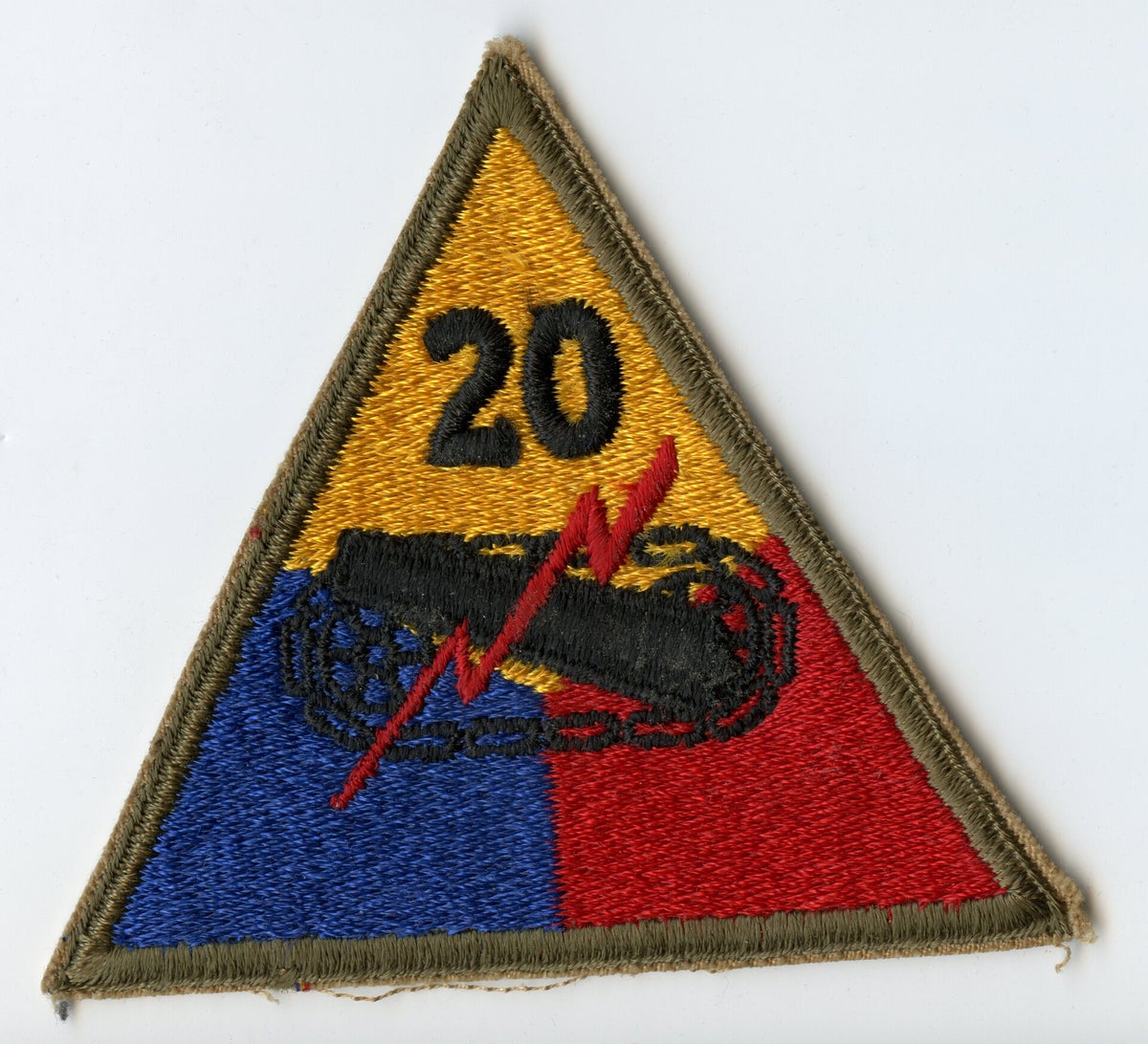 WW2 20th Armored Division Patch | Chasing Militaria