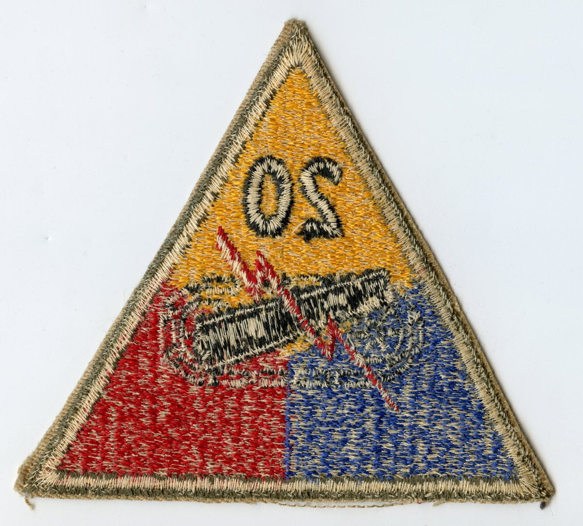 WW2 20th Armored Division Patch | Chasing Militaria