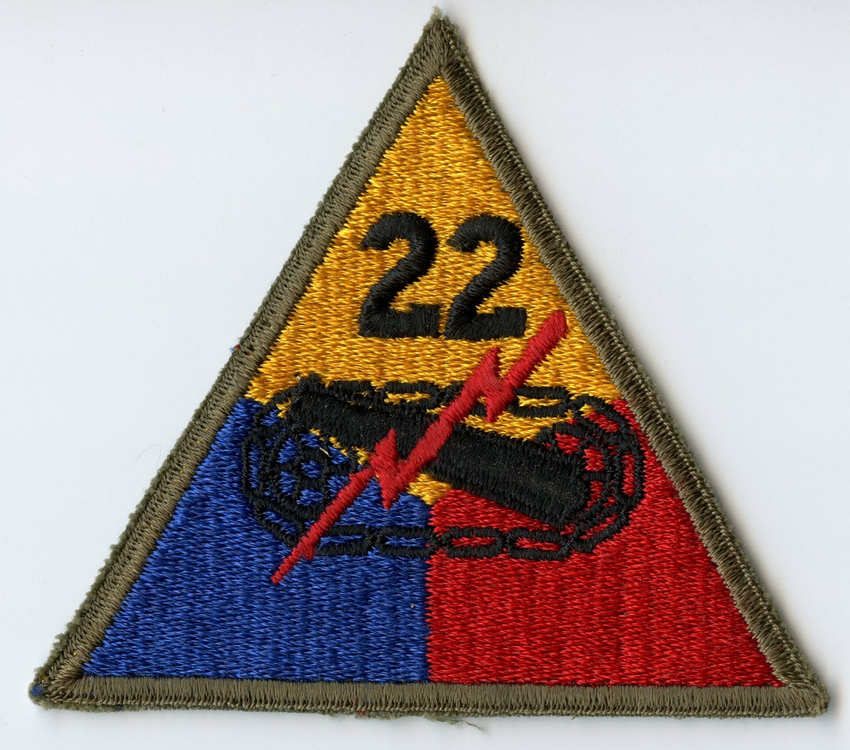 WW2 22nd Armored Division Patch | Chasing Militaria