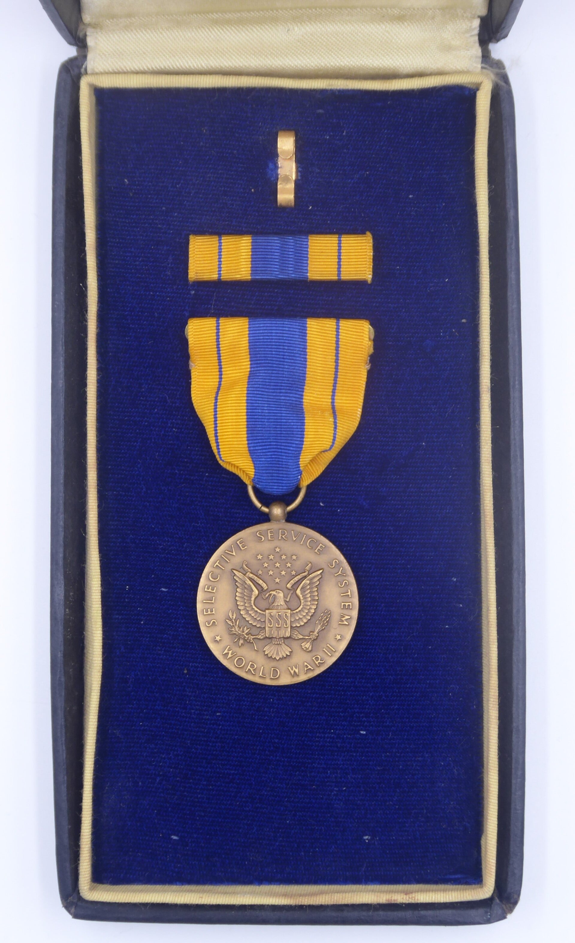WW2 Cased Selective Service Medal | Chasing Militaria