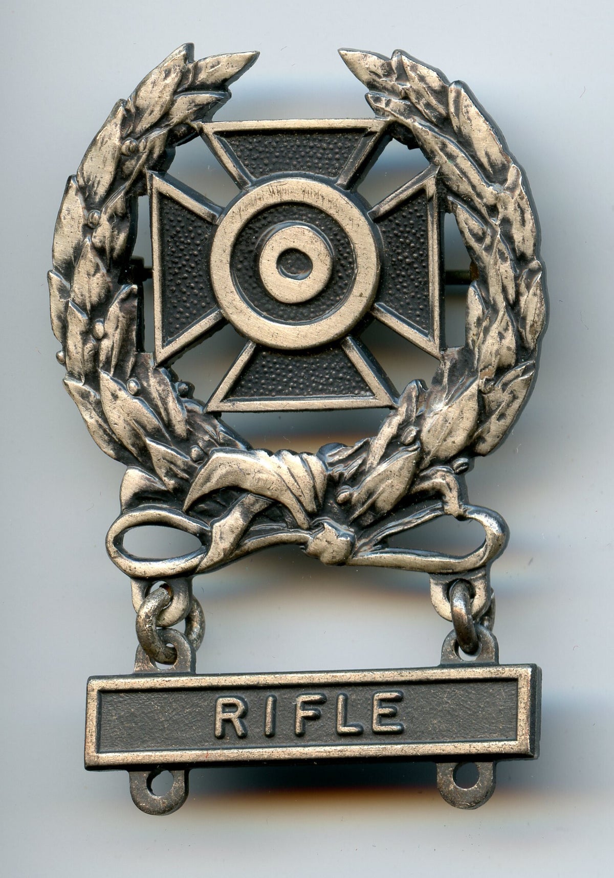WW2 Sterling Expert Sharpshooter Marksmanship Badge "Rifle Clasp ...