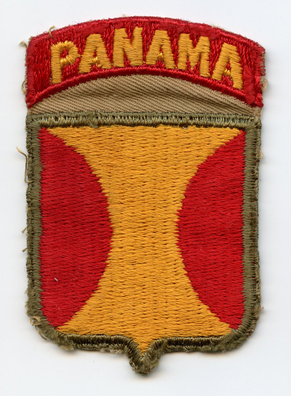 WW2 Panama Canal Department Patch | Chasing Militaria