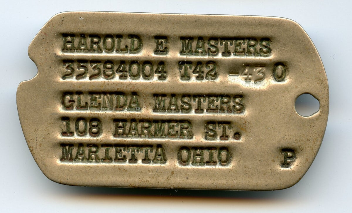 WW2 "Next of Kin" Dog Tag | Chasing Militaria