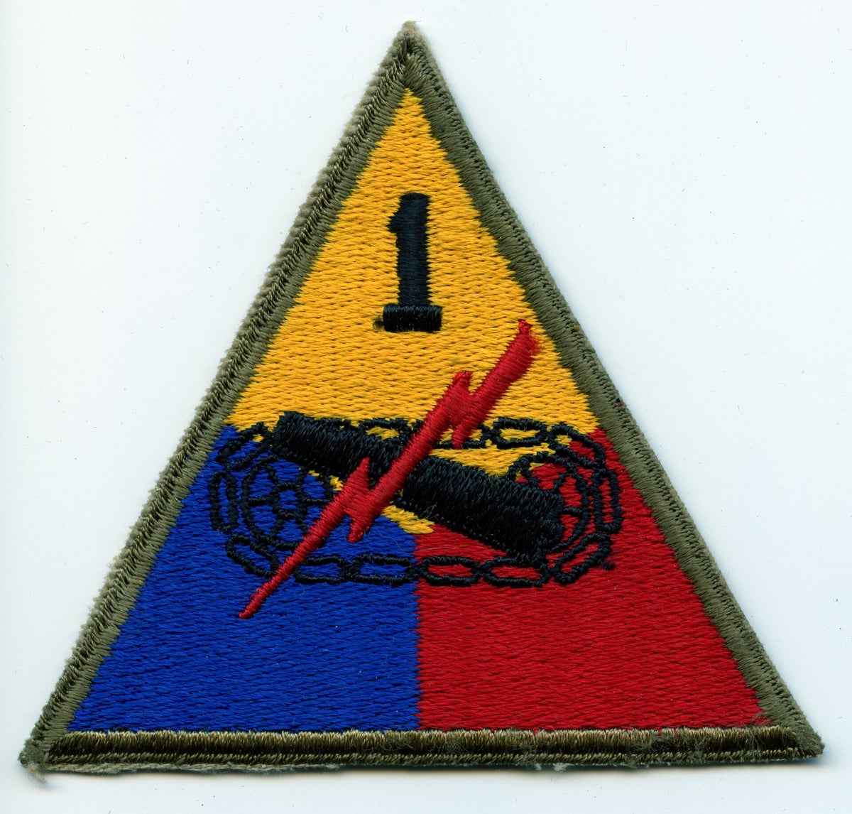 WW2 1st Armored Division Patch | Chasing Militaria