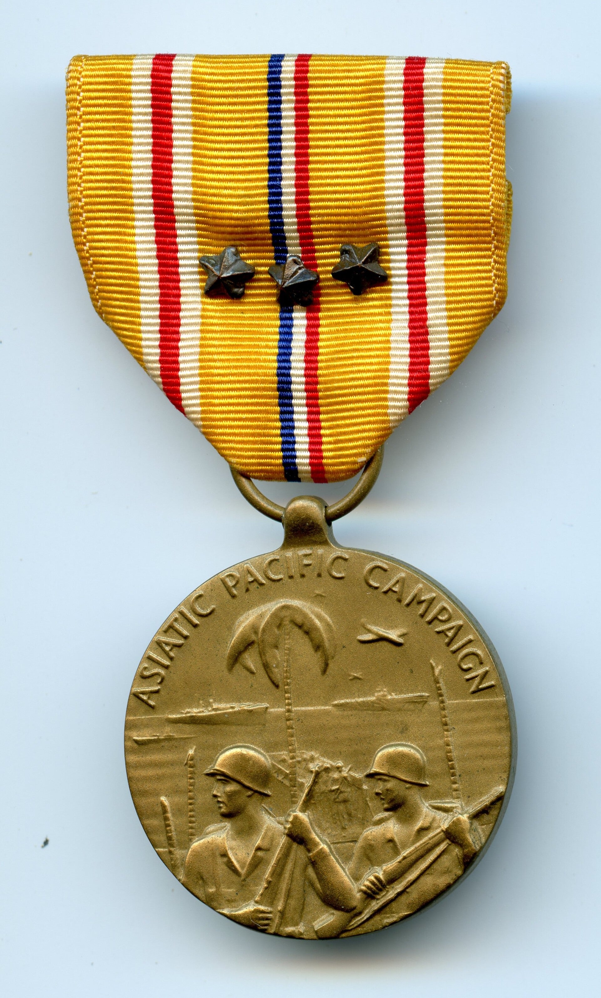 WW2 Asiatic Pacific Campaign Medal with Battle Stars | Chasing Militaria