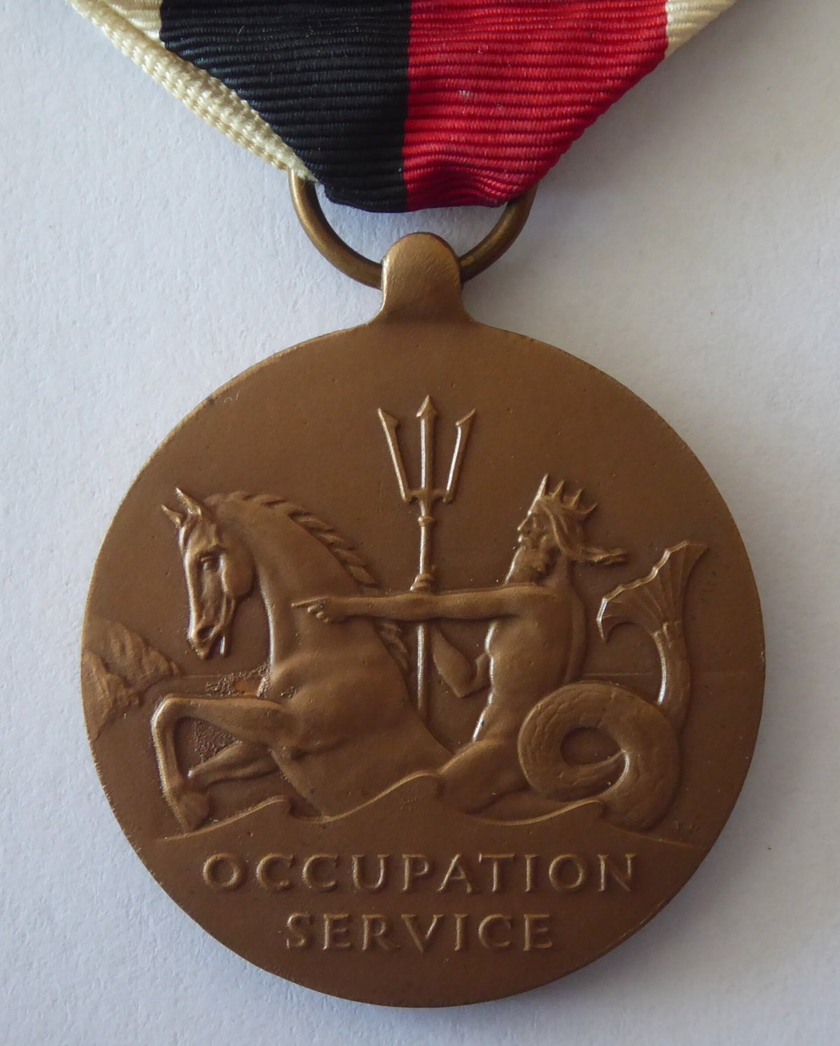 WW2 Navy Occupation Service Medal and Ribbon Bar with Europe clasp ...