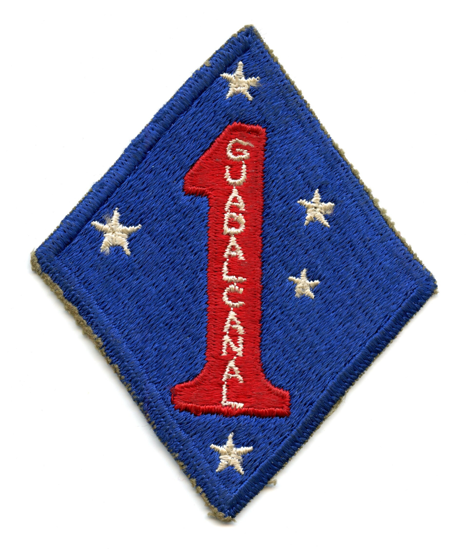 WW2 1st Marine Division Patch | Chasing Militaria