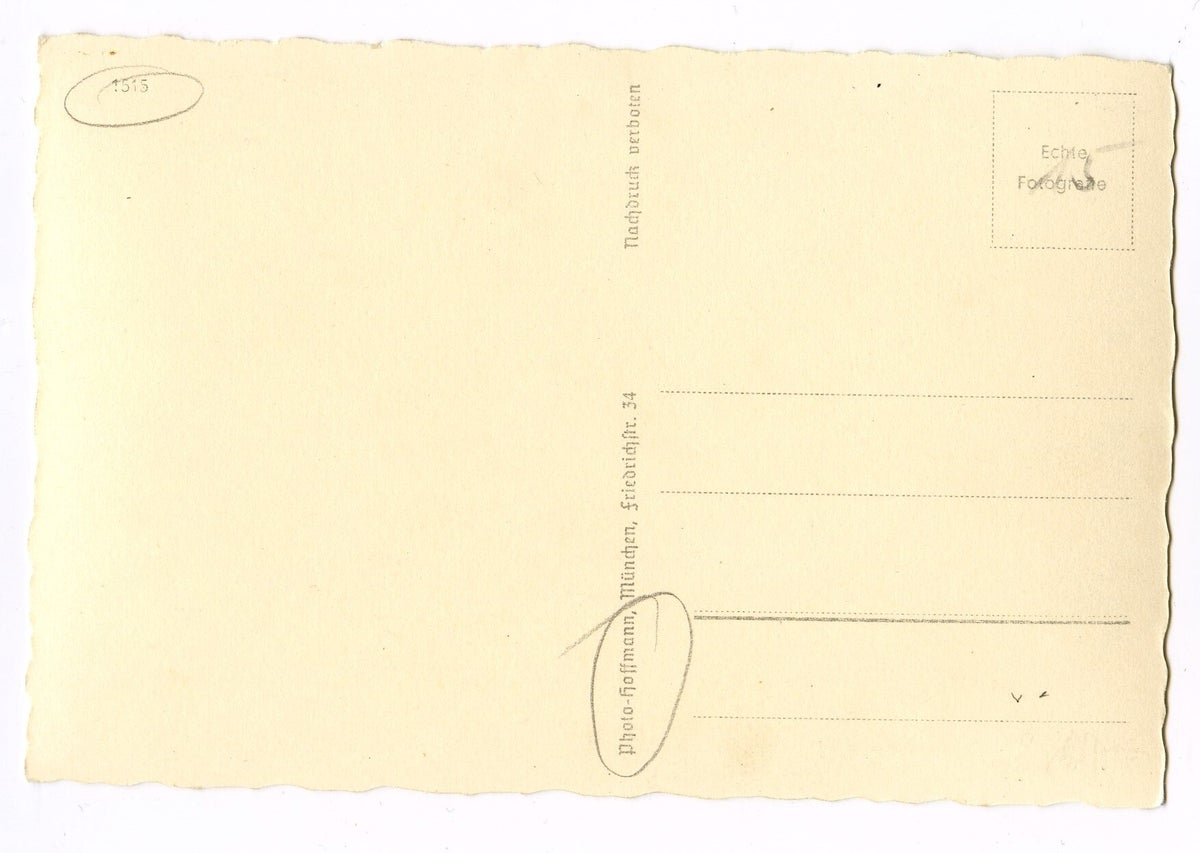 Postcard 'Kapitanleutnant Schepke' | Chasing Militaria