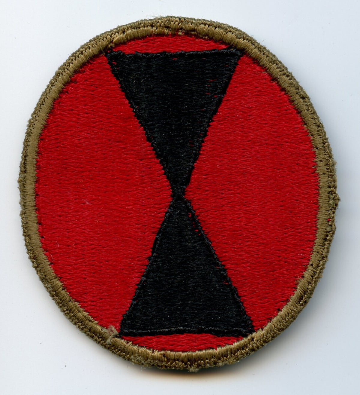 WW2 7th Infantry Division Patch (Greenback) | Chasing Militaria