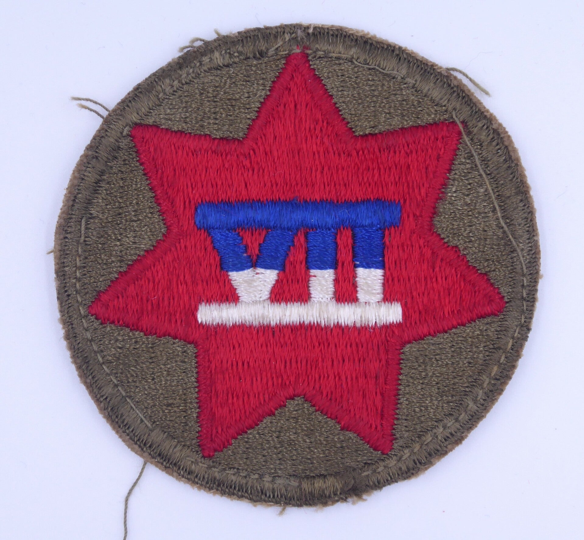 WW2 7th Army Corps Patch | Chasing Militaria