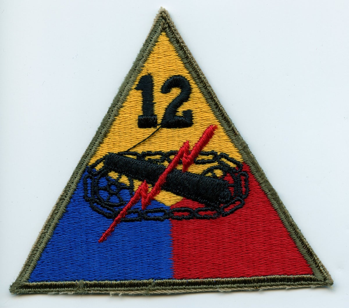 WW2 12th Armored Division Patch | Chasing Militaria