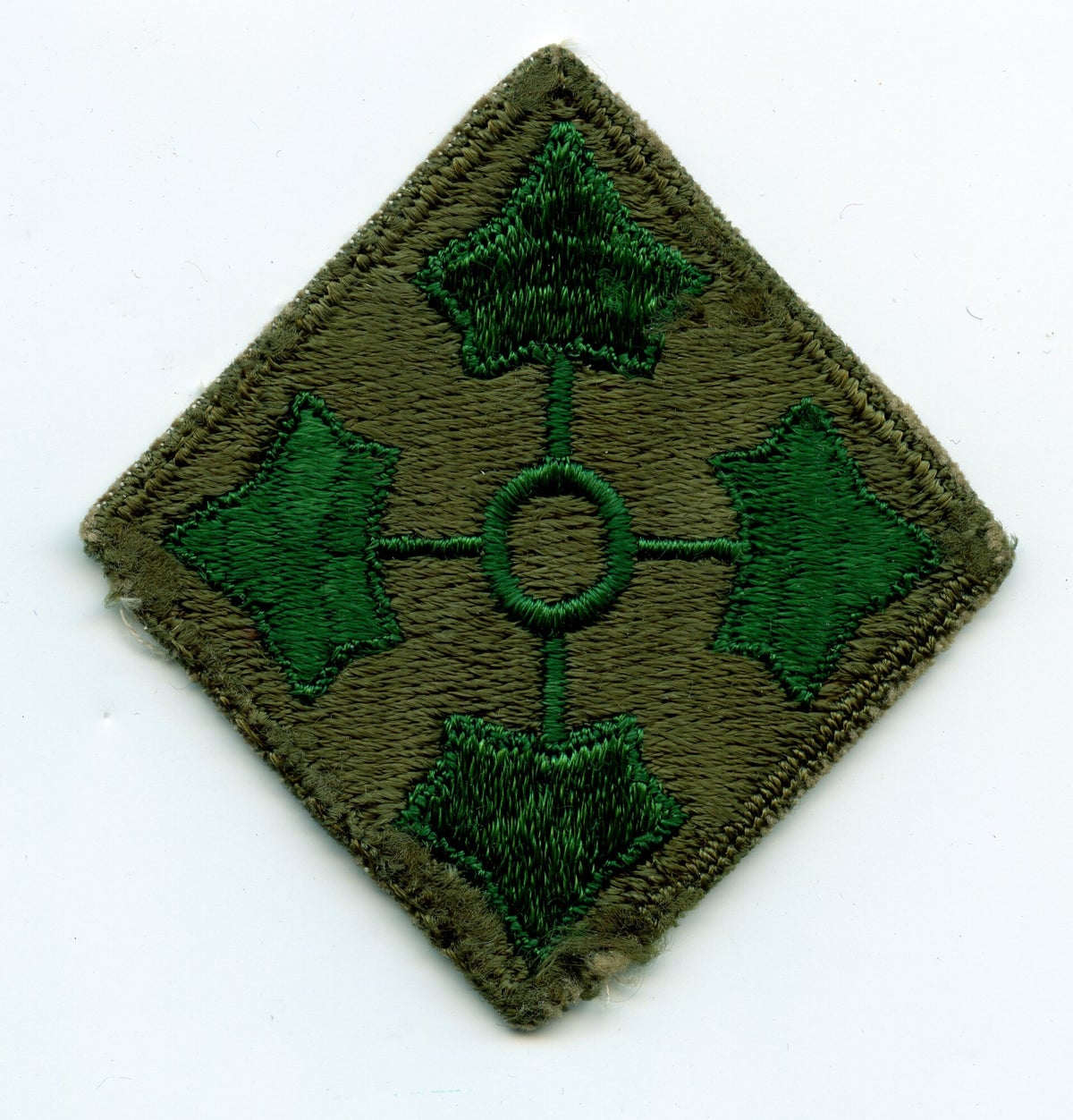 WW2 4th Infantry Division Patch | Chasing Militaria
