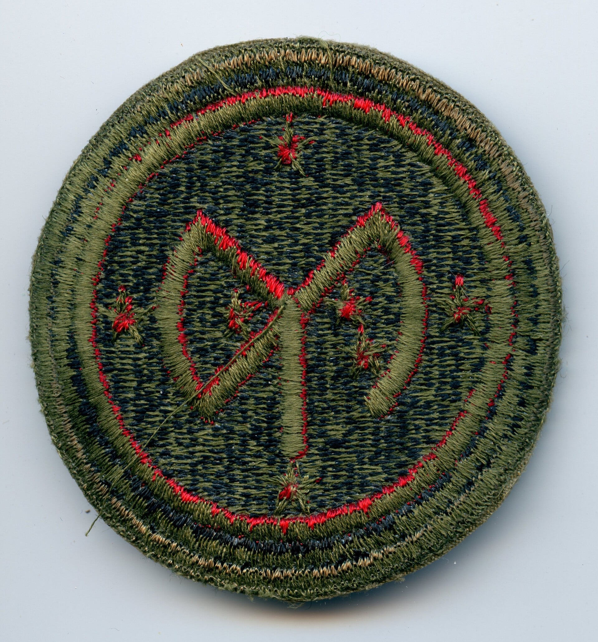 WW2 27th Infantry Division Patch (Greenback) | Chasing Militaria