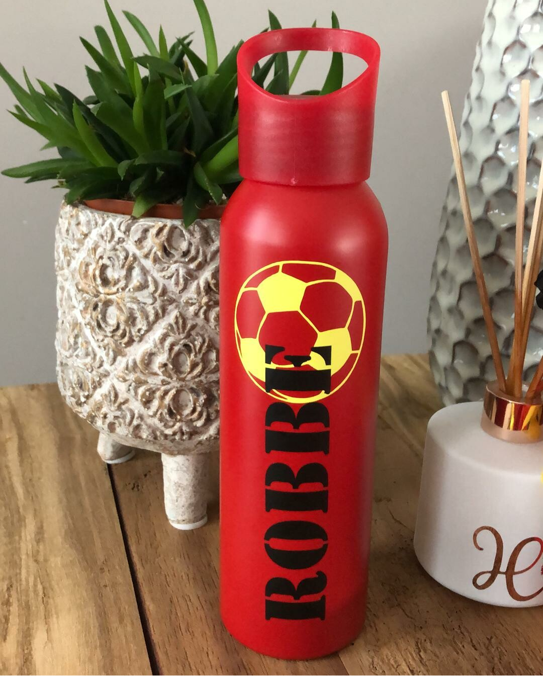 WK Drinkfles Rood Dreamgifts WK Drinkfles Rood Dreamgifts