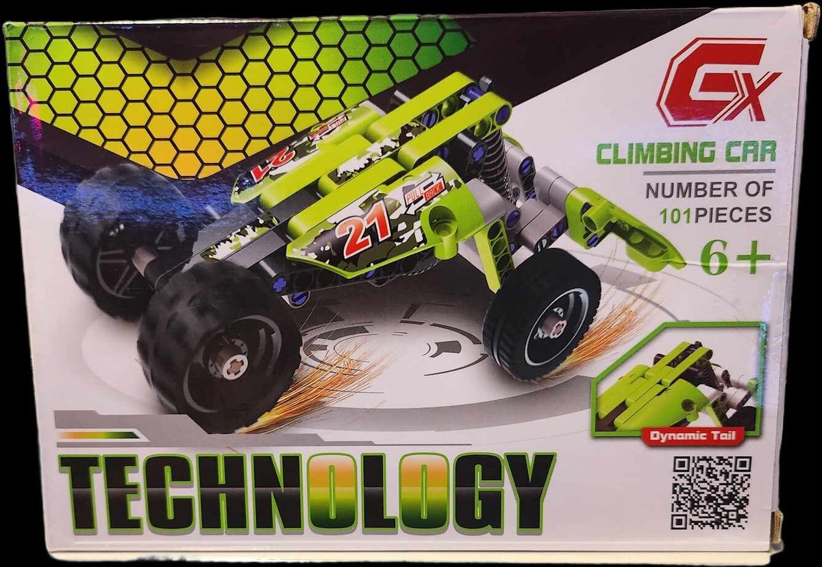 Buggy GX Climbing Car 101 Pcs /Vert/ Technology | BAZAAR'O Colis