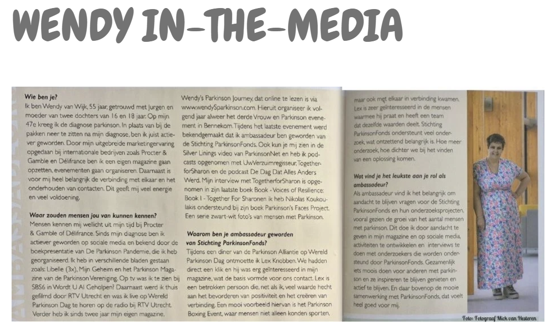 WENDY IN-THE-MEDIA | www.wendySparkinson.com