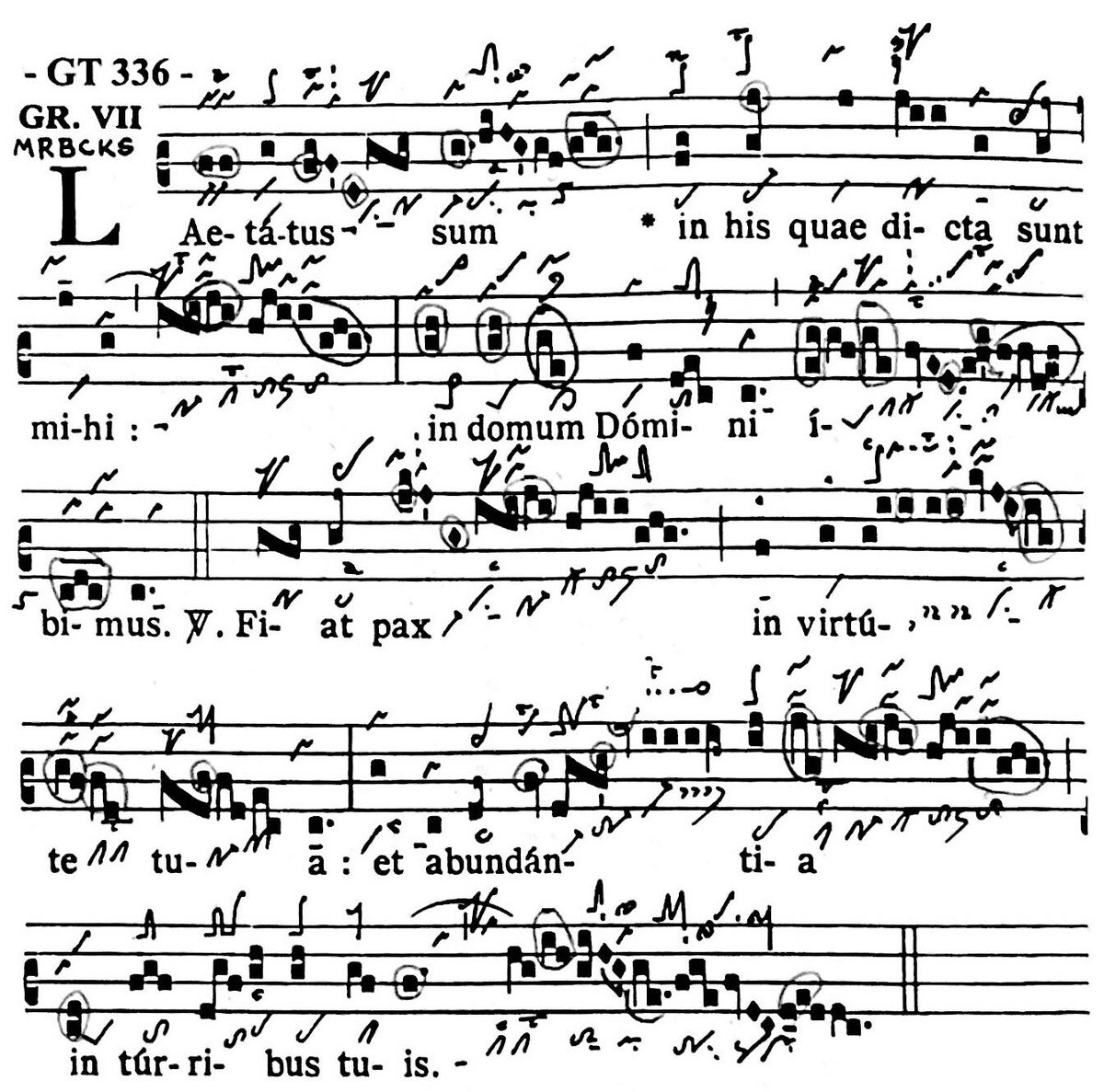 Gregorian Chants Conpendium