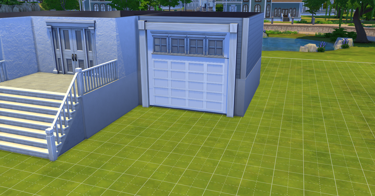 Sims 4 Garage in fundering bouwen | MoonshineSim