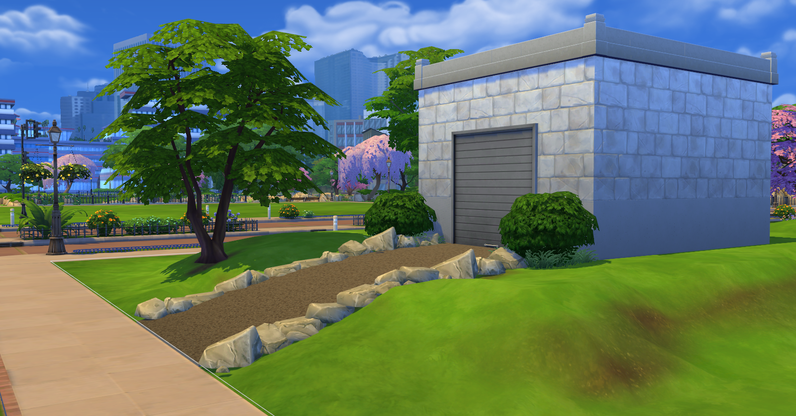 Sims 4 Garage in fundering bouwen | MoonshineSim