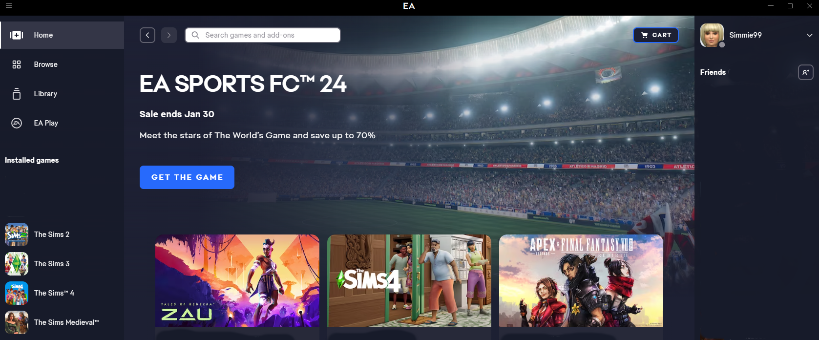 EA App informatie | MoonshineSim