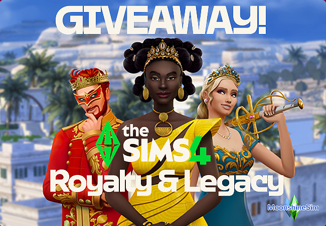 GIVEAWAY! De Sims 4 Koninklijke Legacy | MoonshineSim
