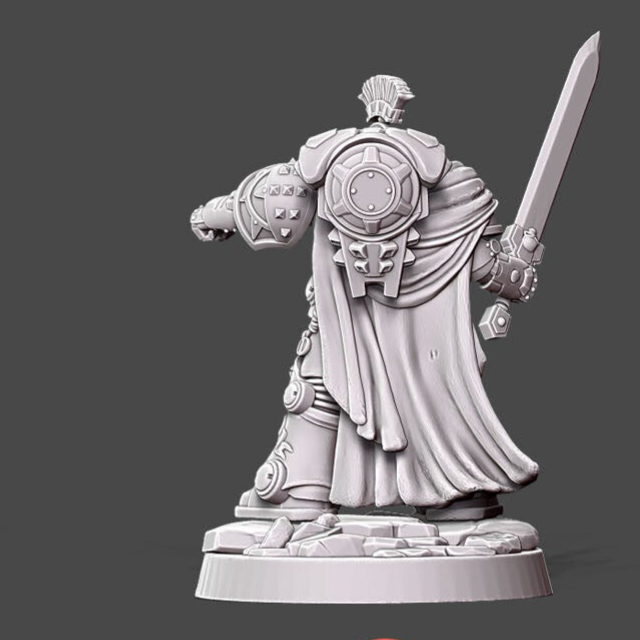 Whr 40k - Capitaine Tarik Torgaddon | Myfigouz3D