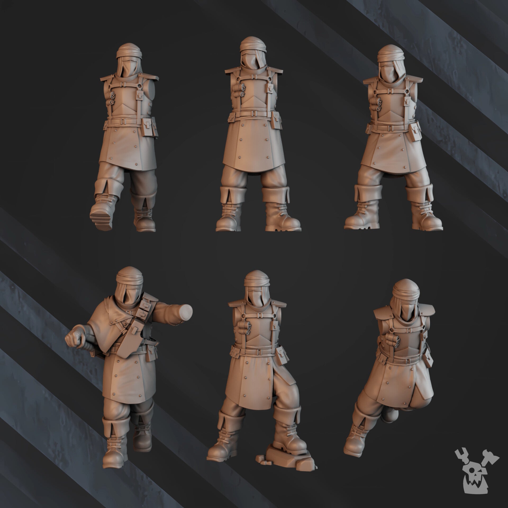 W40K - Colossus Guard - Bedouin Desert Stalkers | Myfigouz3D