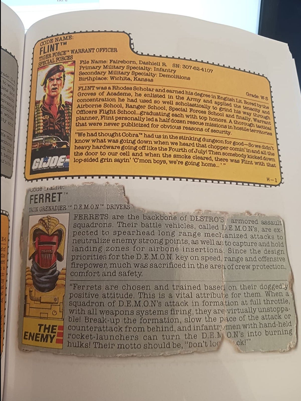 G.I. Joe Filecards - Unofficial Fan Edition (1982-1994) | GIJoe.nl (De ...