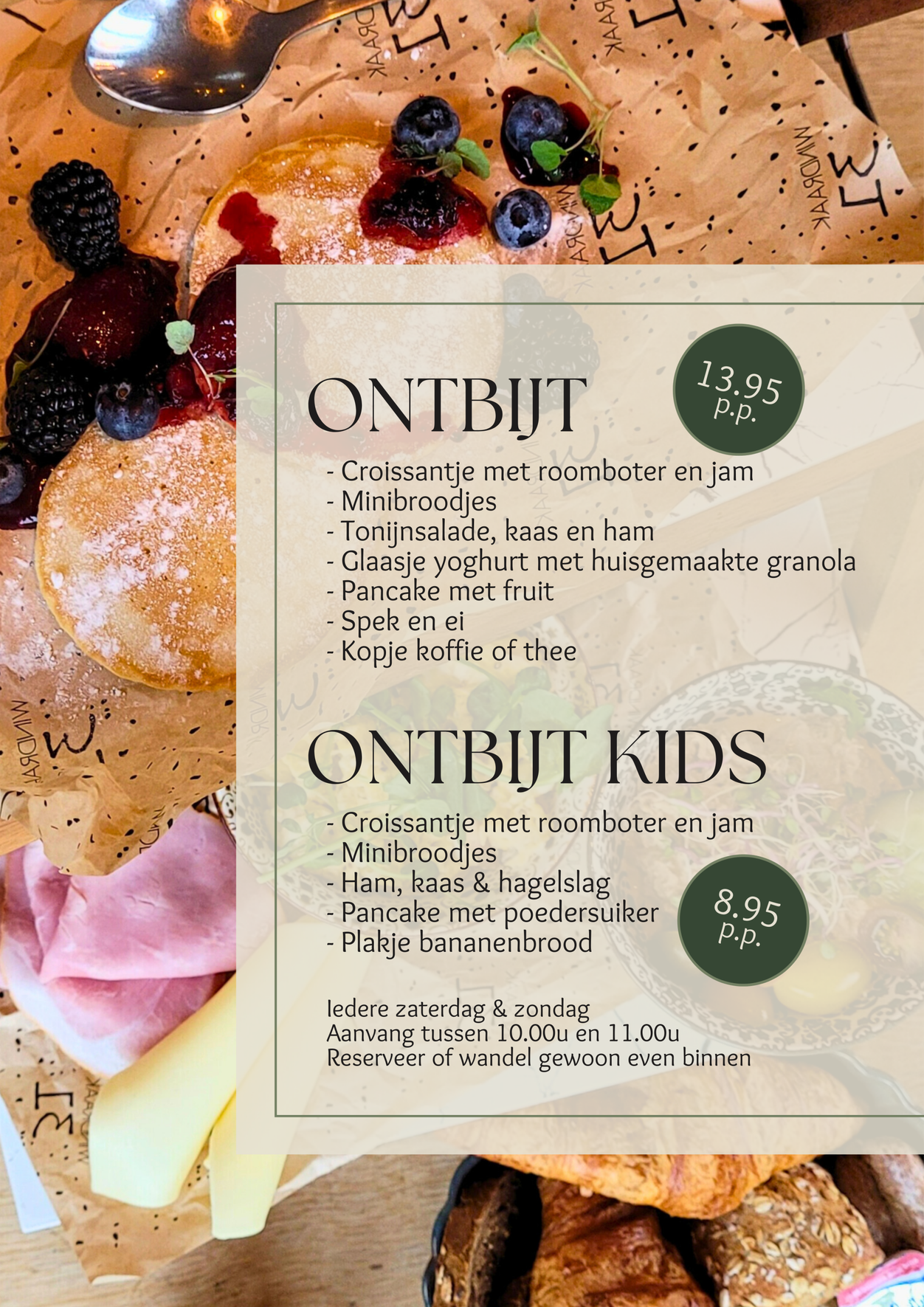 ONTBIJT / MENU | WINDRAAK31