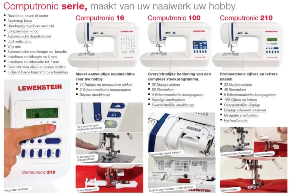 Lewenstein / Naaimachines / Machines | Boon Naaimachines