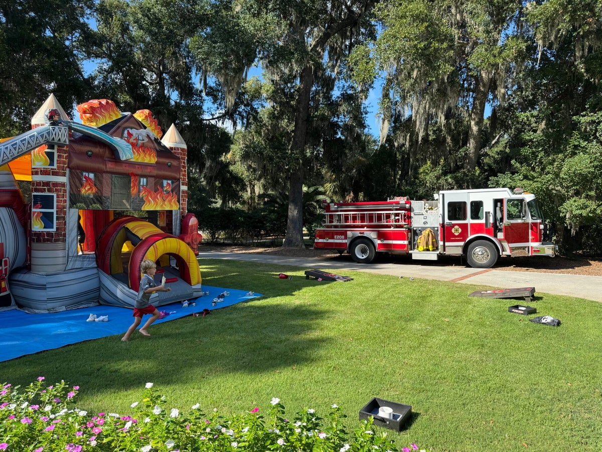 Historic City Party Fire Engine