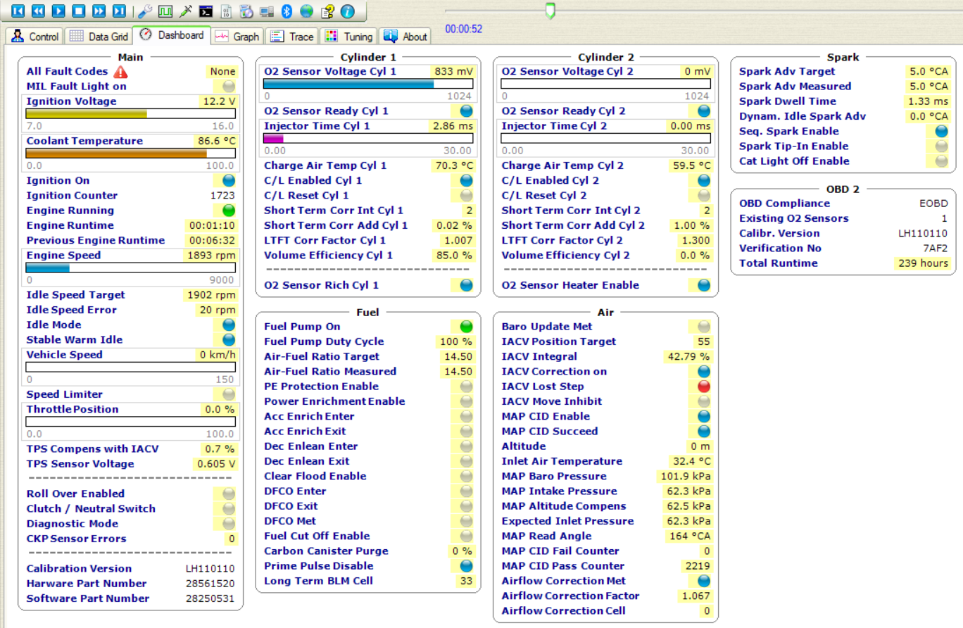 ECU verbinden / HUD ECU Hacker (Windows) / ECU software | GY6 injectie ...
