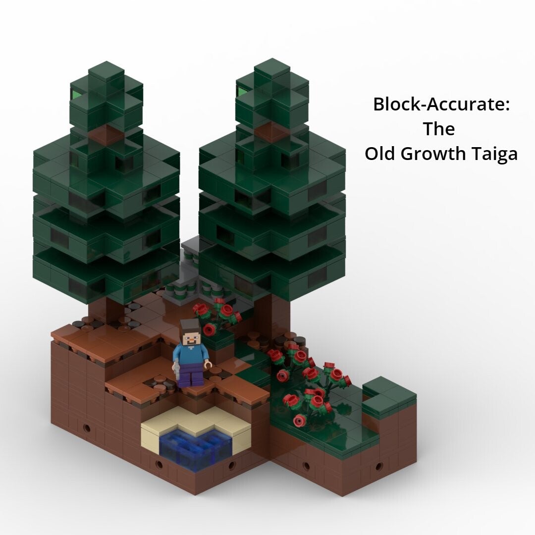 Block-Accurate Lego Minecraft MOCs