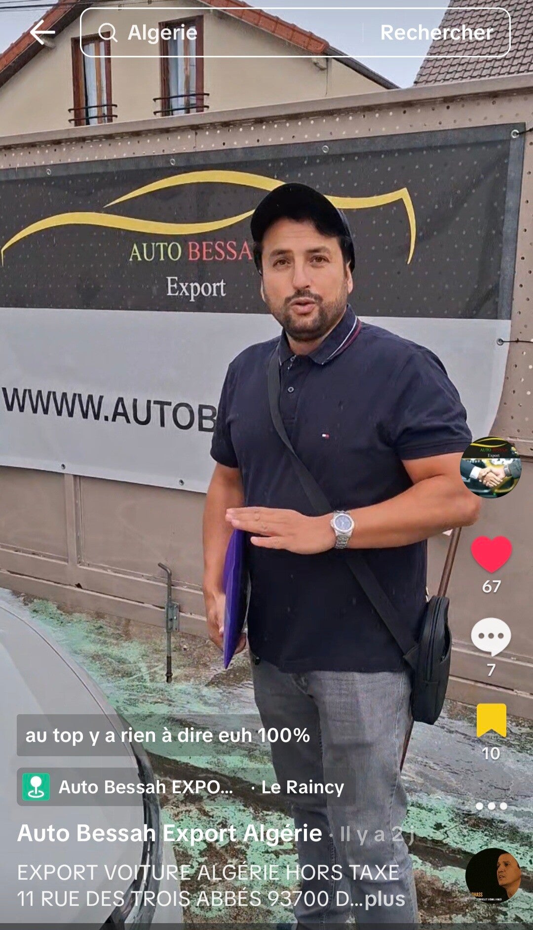 Témoignage clients Export algérie