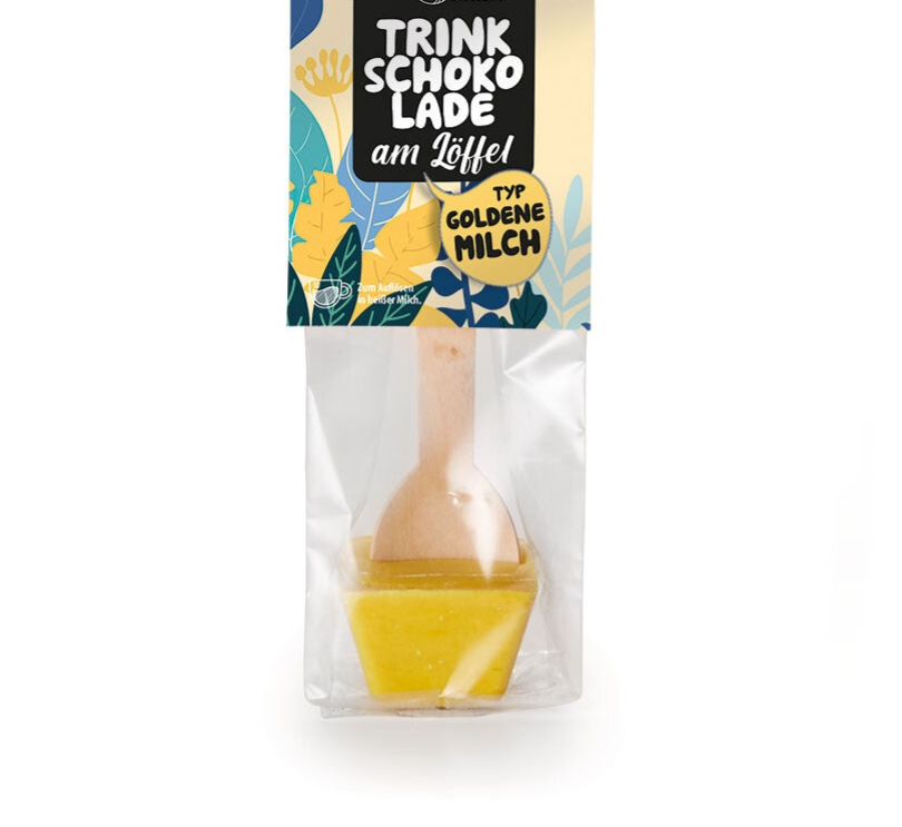 Trinkschokolade am Löffel, Typ Goldene Milch 45g | Lovely Candy Shop