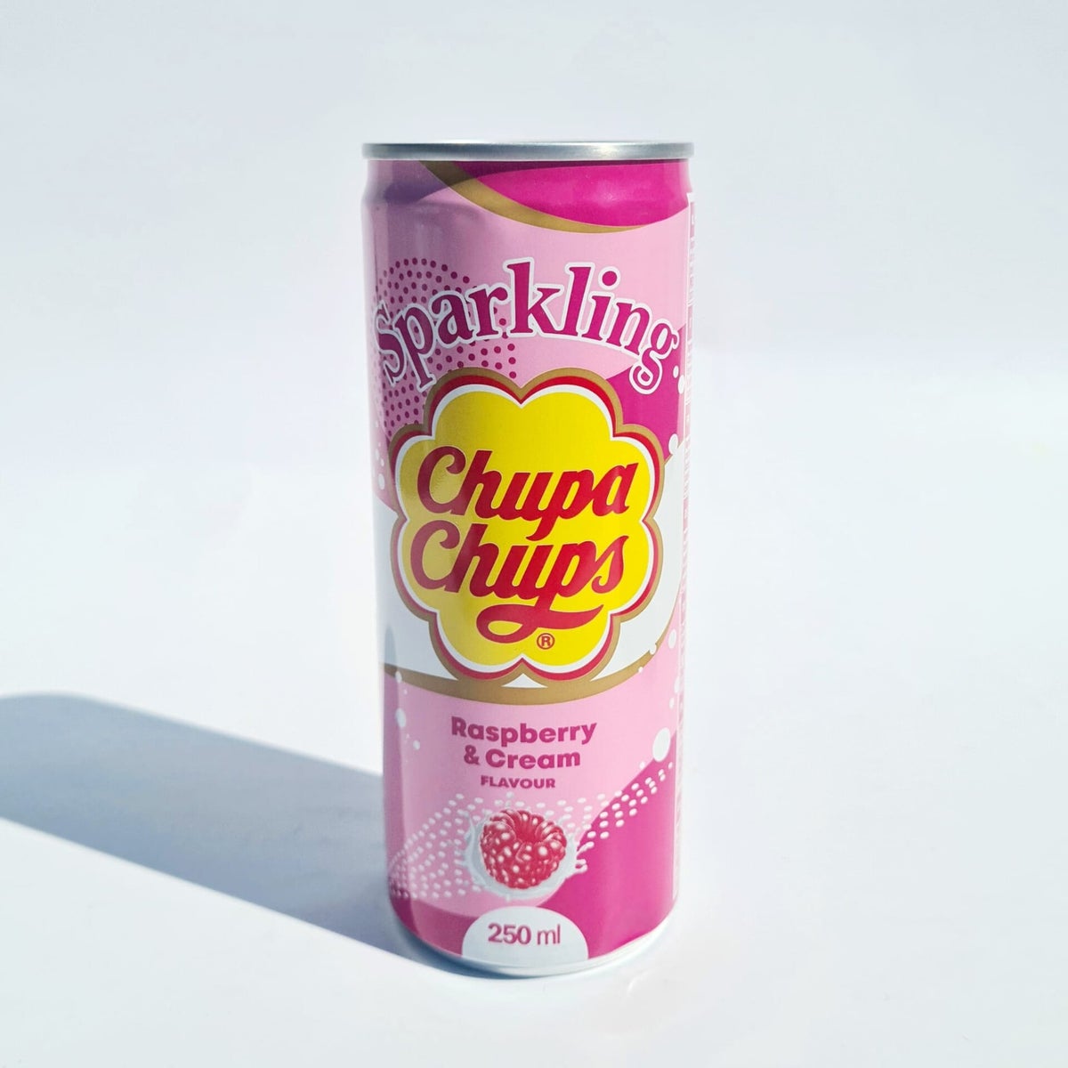 Chupa Chups Sparkling Raspberry & Cream 250ml (inkl. Pfand) MHD: 26.09. ...