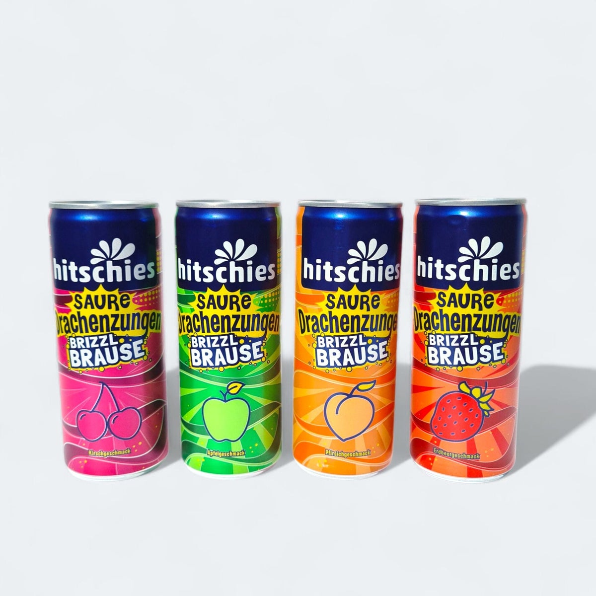 hitschies Saure Drachenzungen brizzl Brause Pfirsich 250 ml (inkl ...