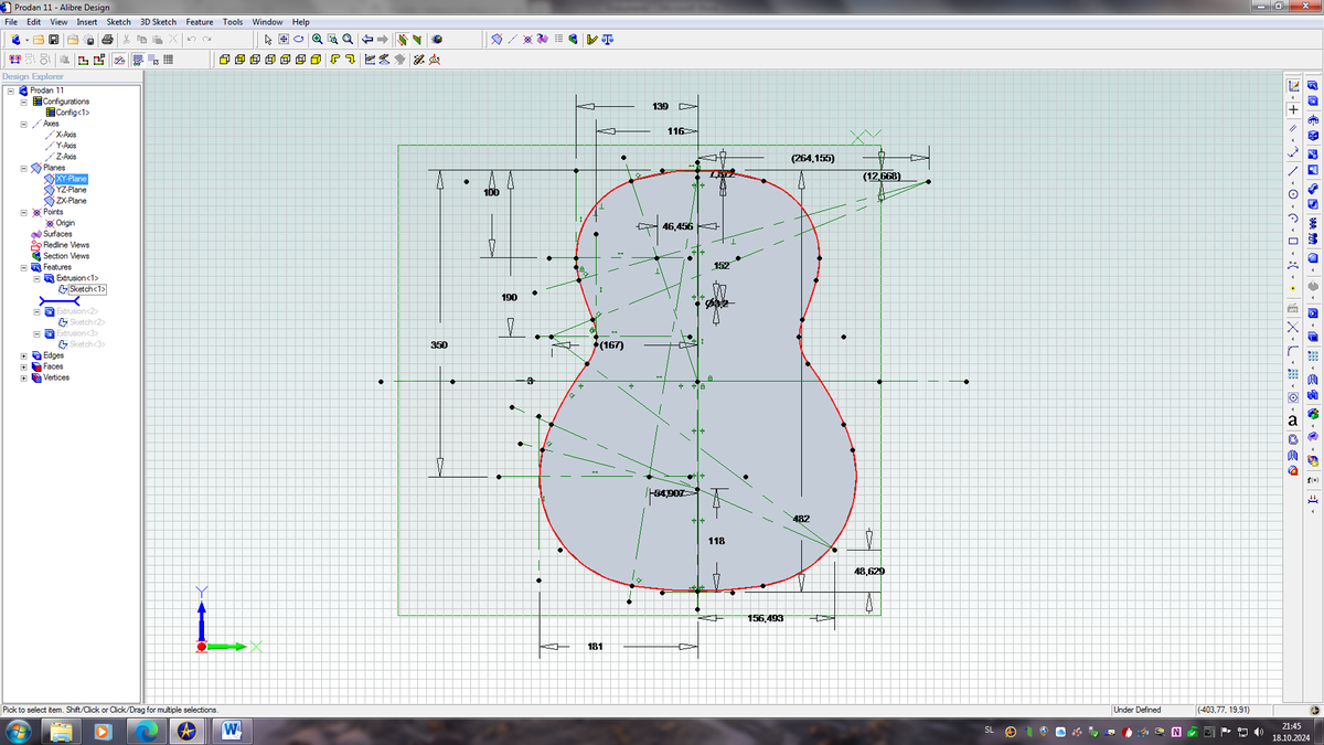 Plantilla - Izdelava predloge za kitaro - Creating a new guitar ...