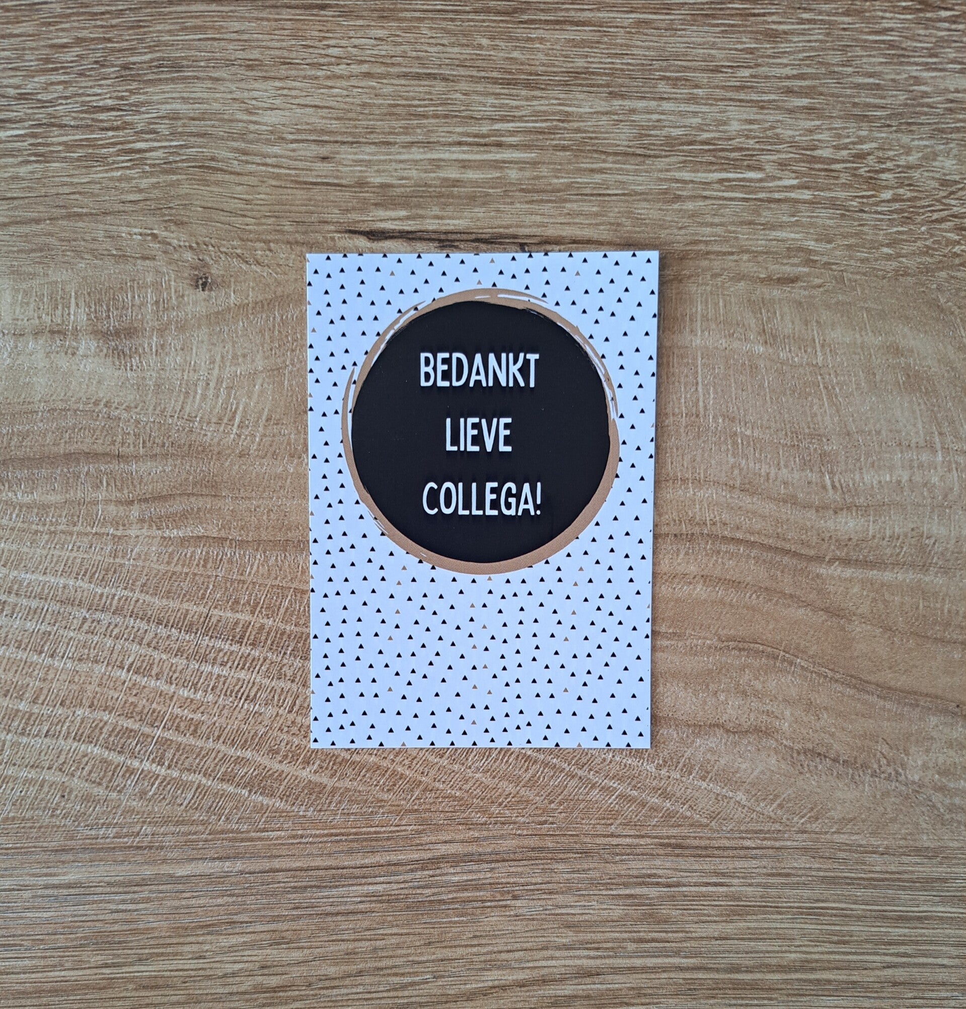 Kleine Kaart - Bedankt Lieve Collega | hipverpakken.nl