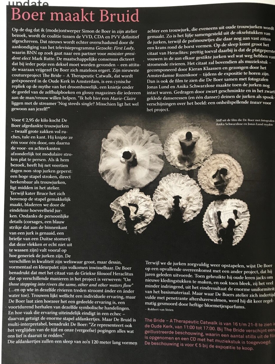 The Bride (A Therapeutic Catwalk) / mode | boer, de, simon