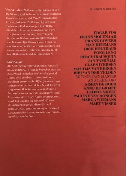 The Bride (A Therapeutic Catwalk) / mode | boer, de, simon