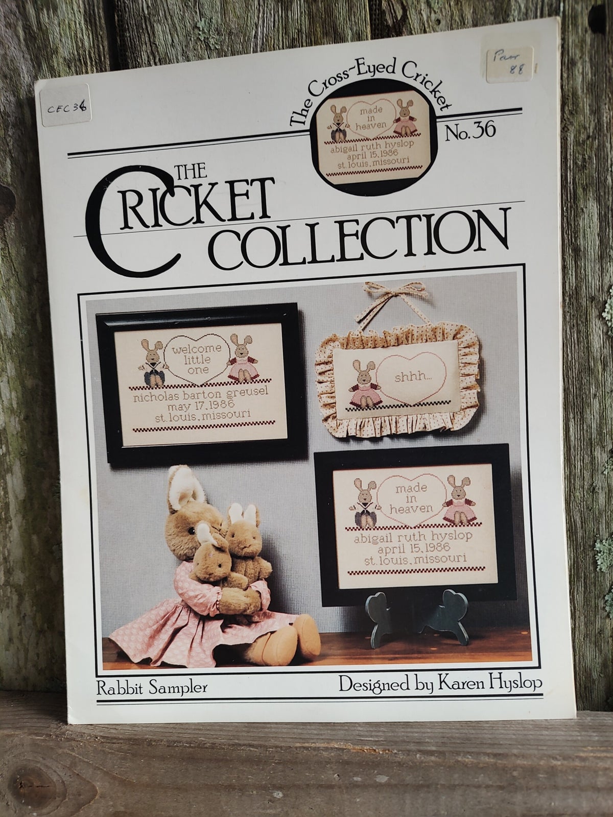 The Cricket Collection - Rabbit Sampler No. 36 by The Cross-Eyed ...