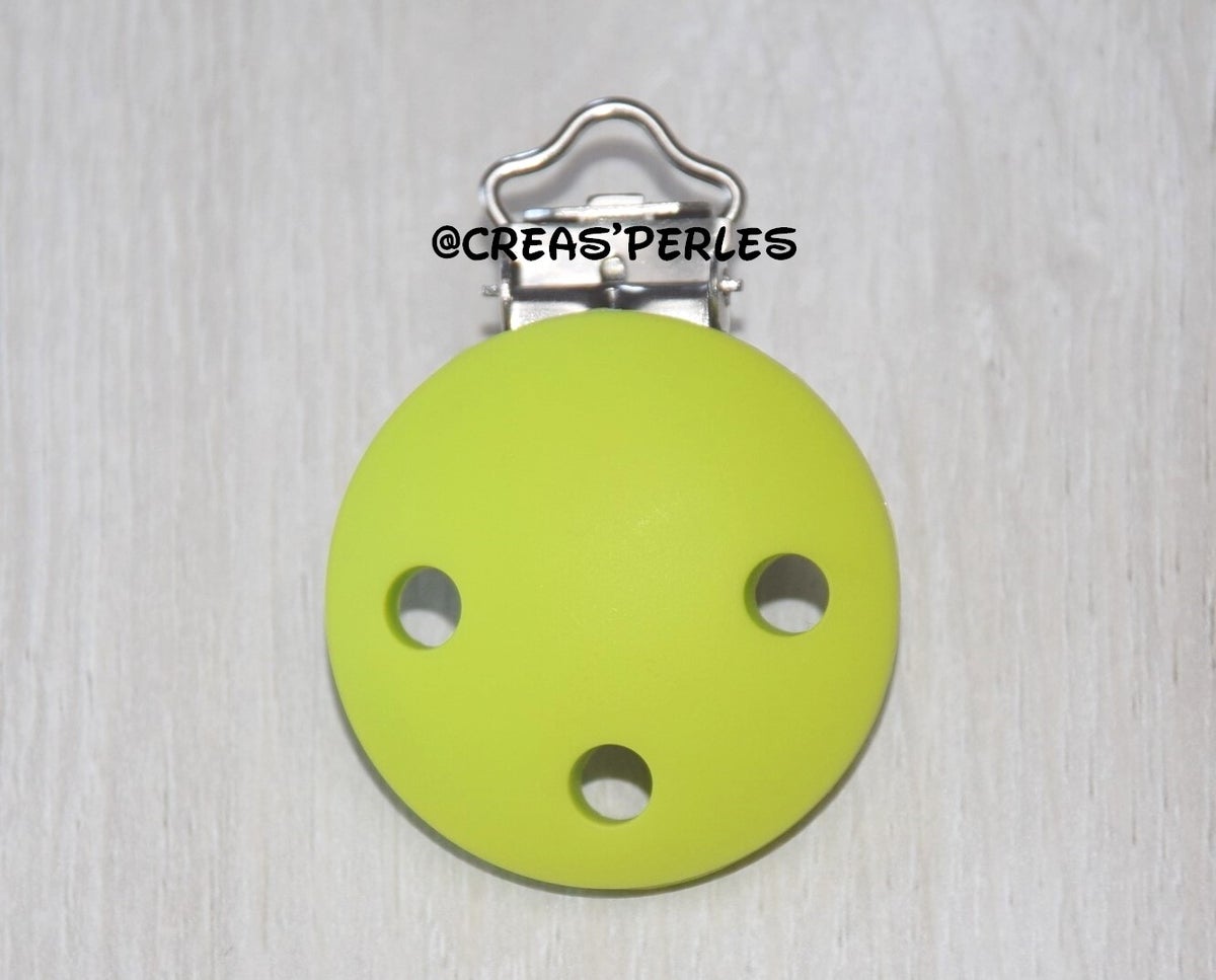 Clips rond unis / Clip silicone / Perles et accessoires silicone ...