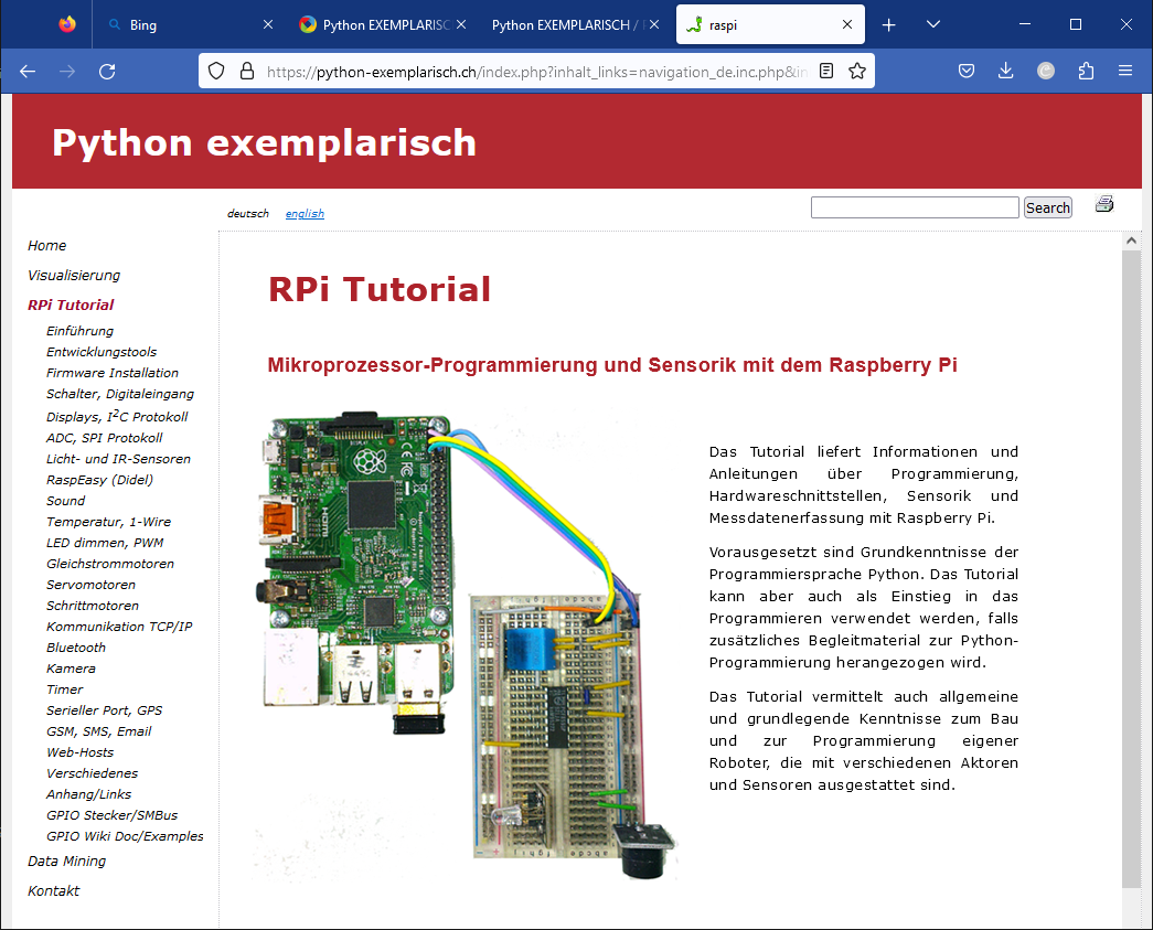 Python EXEMPLARISCH / PYTHON / MINT-Projekt | Mein neues Hobby