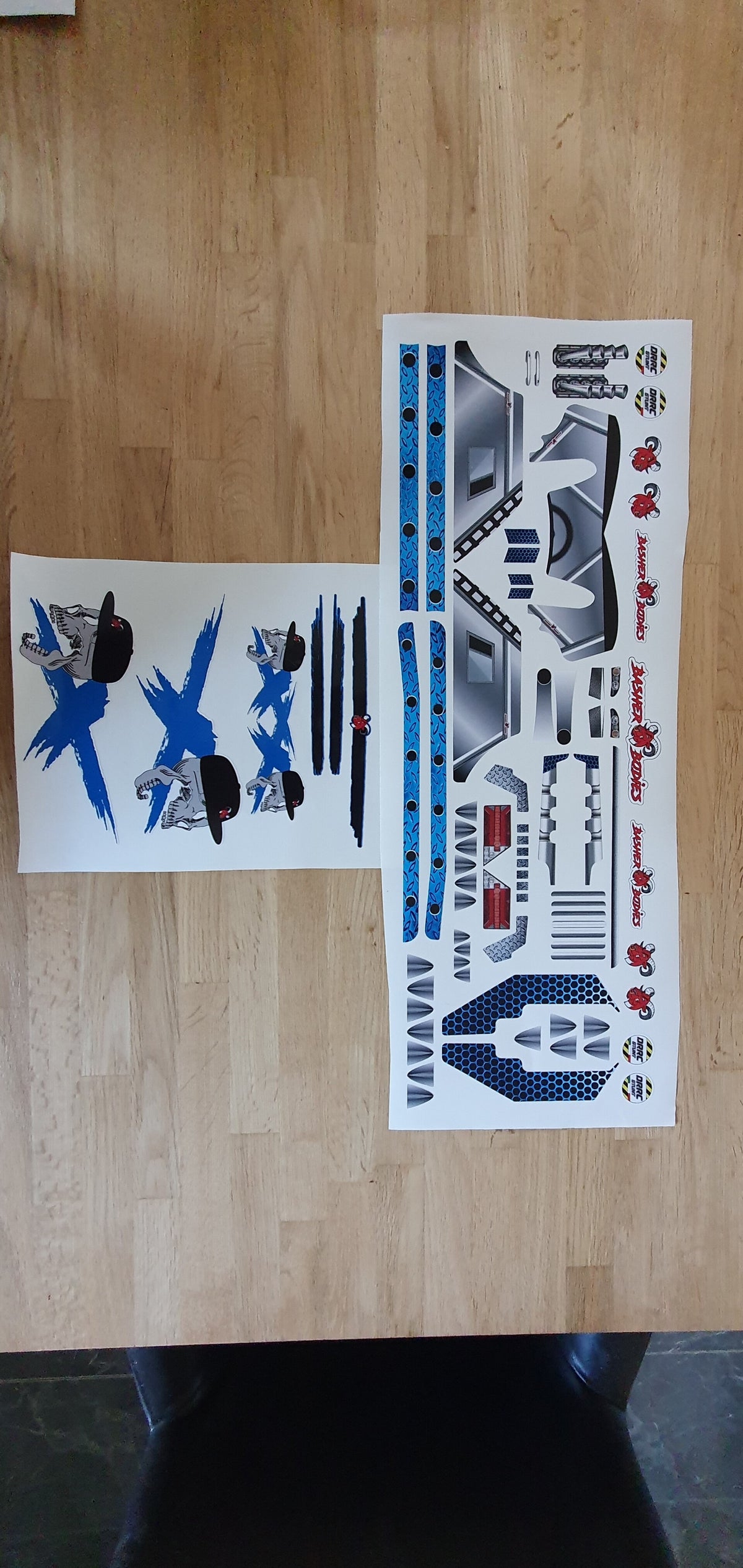 Decals Xmaxx "MADMAX" color | Basherbodies