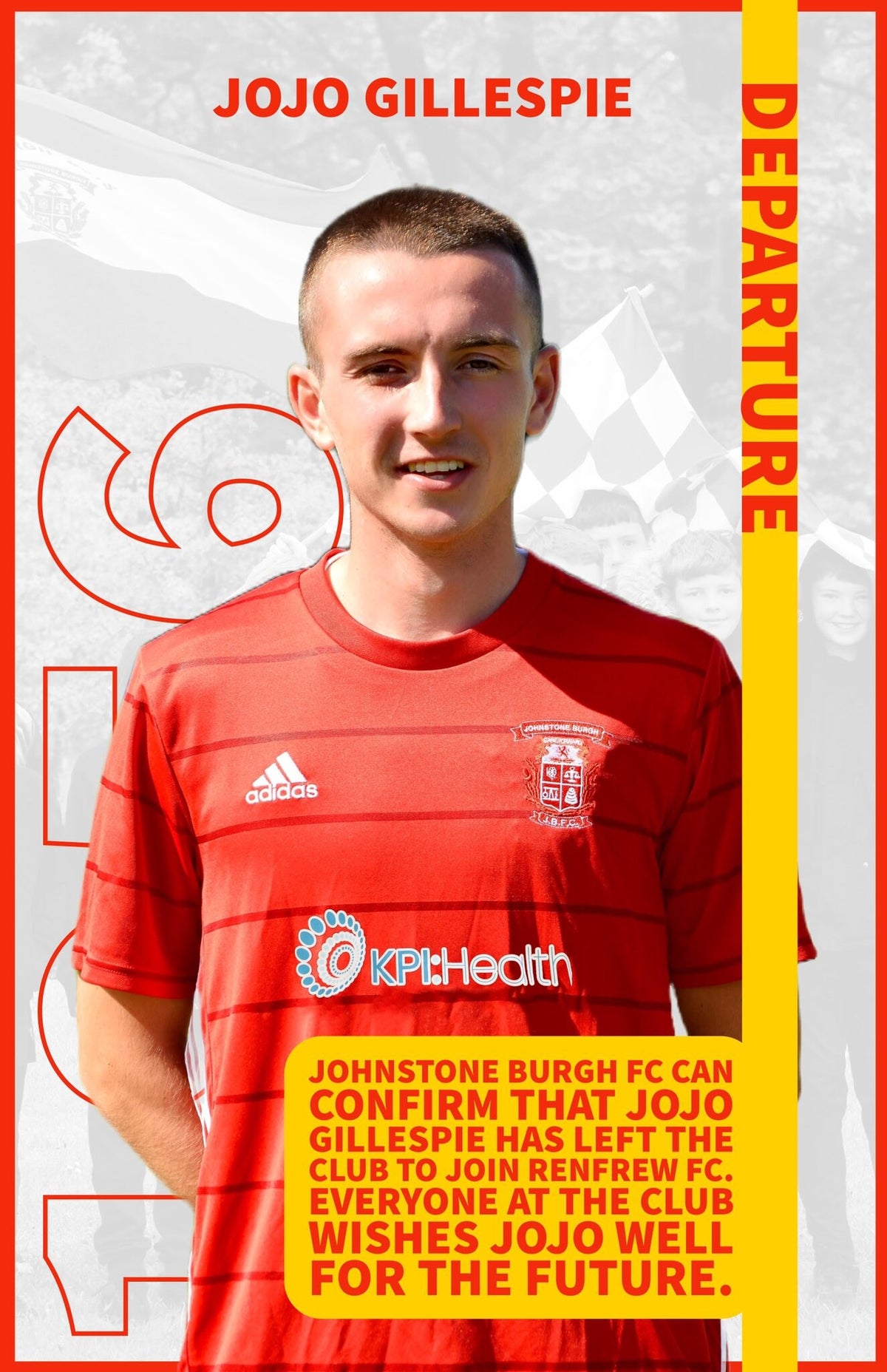 Jojo Gillespie & Graham Black Depart / First Team | Johnstone Burgh