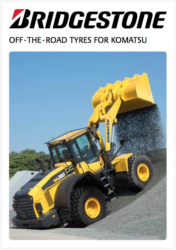 Bridgestone OTR for Caterpillar, Komatsu, Liebherr, Volvo / nieuwe ...
